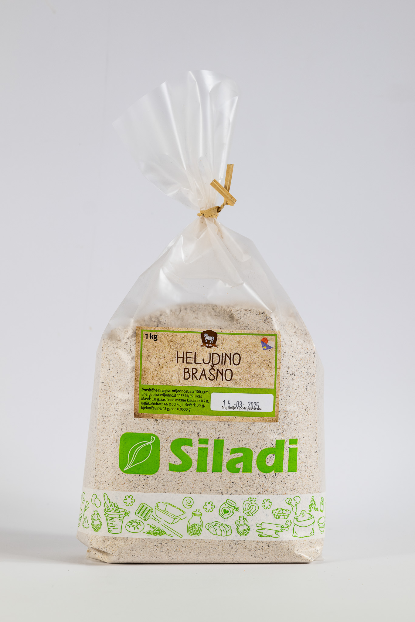 Heljdino integralno brašno - 500g - OPG SiladiOPG Siladi